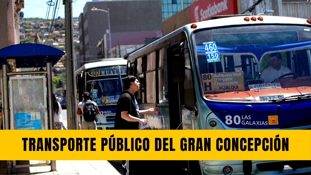 ¿Qué pasa con el transporte público en el Gran Concepción?