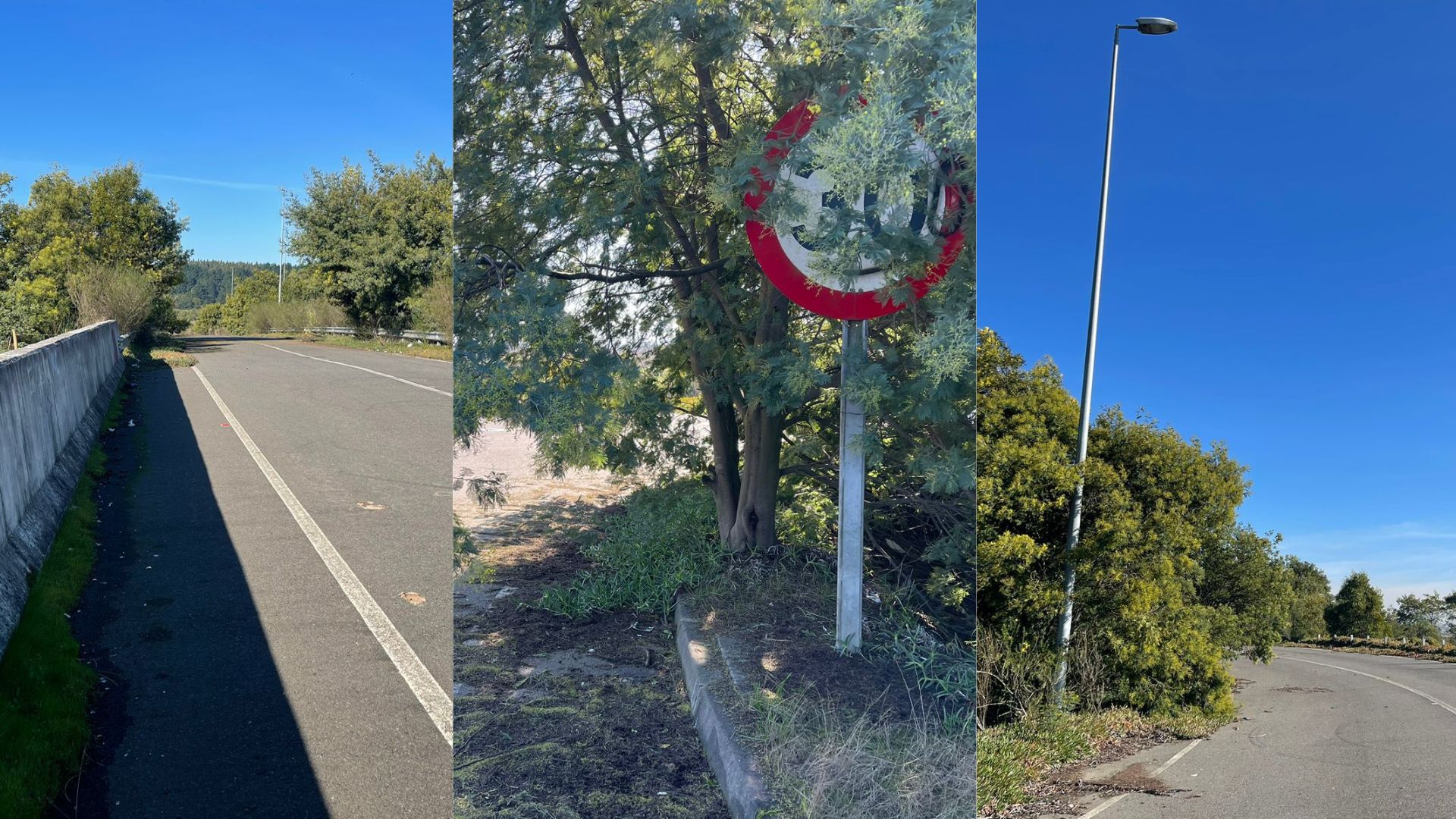 Los insólitos caminos de Talcahuano que no llevan a ninguna parte