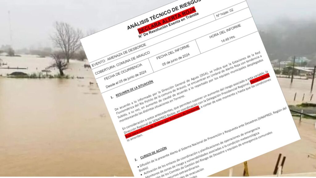 Senapred Decreta Alerta Roja Para Arauco Por Amenaza De Desborde Río
