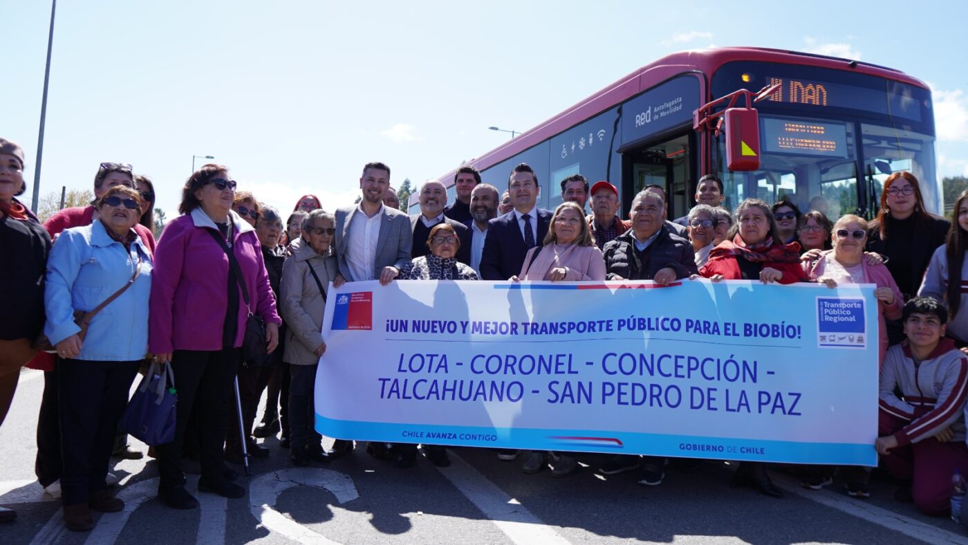 Presentan posible recorrido de nuevos buses Coronel-Lota estándar RED