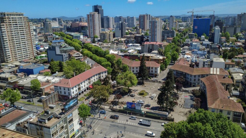 Plaza Perú de Concepción: Imágenes aéreas muestran el avance del ...